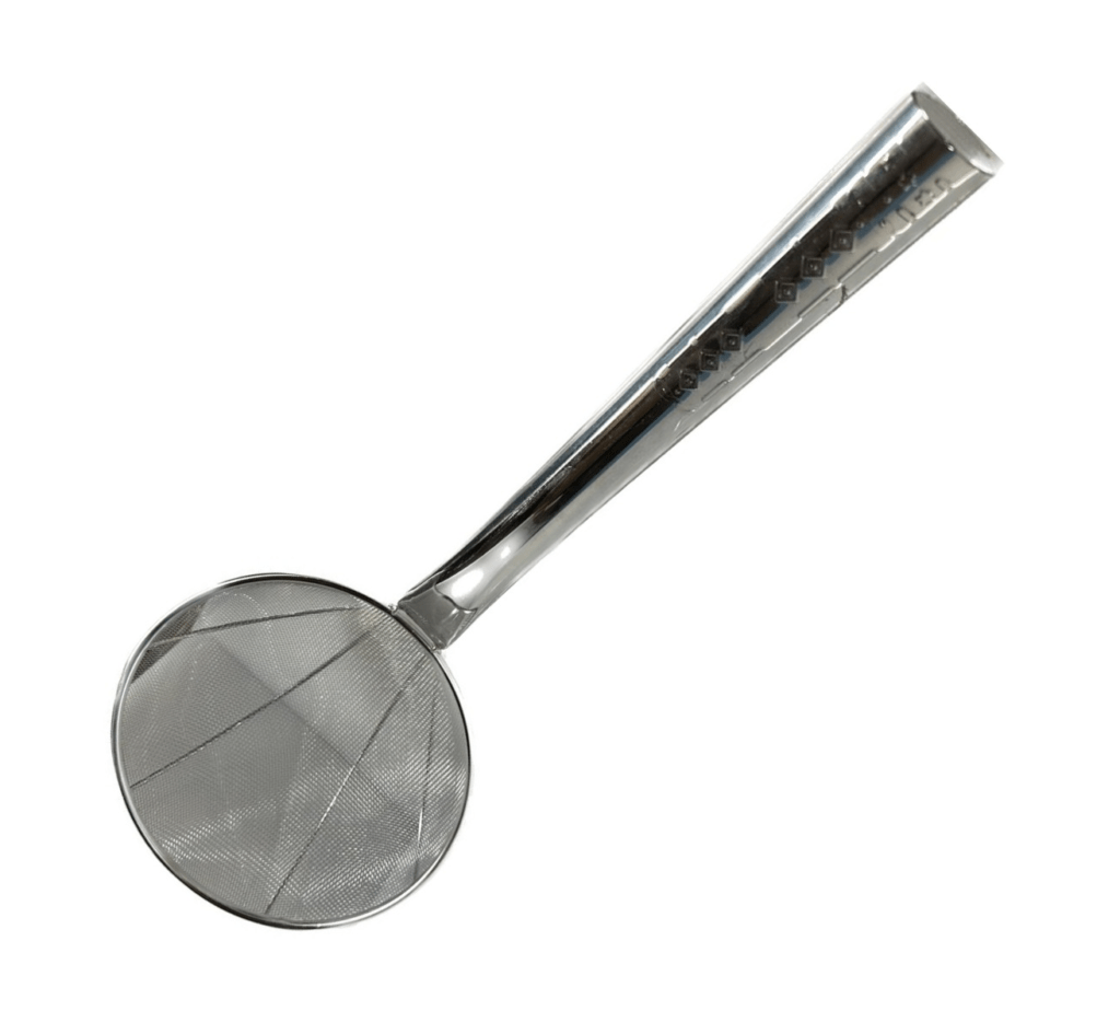Stainless Steel Oil Net Strainer with Steel Handle 20 cm - Hospitality Town