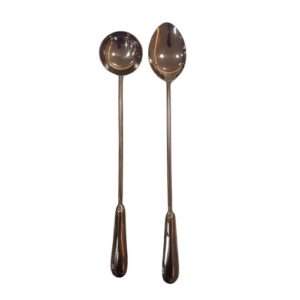 SS Buffet Ladle and Pan Ladle with Hollow Handle (Rose Gold ...
